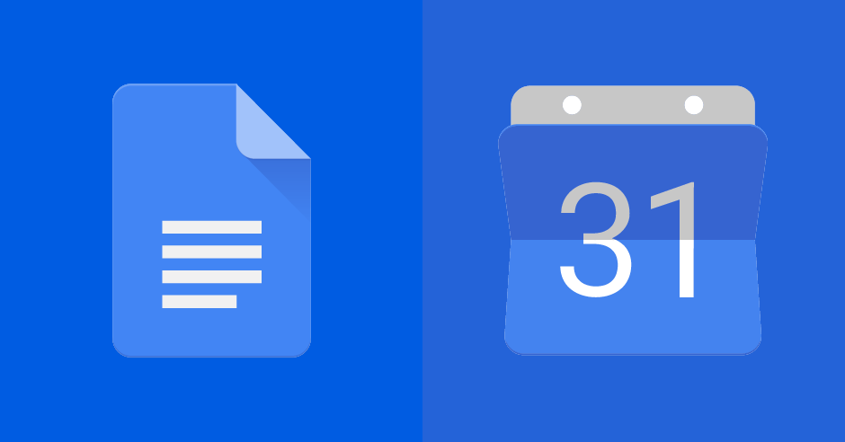 Integre Google Docs + Google Calendar agora! - Pluga