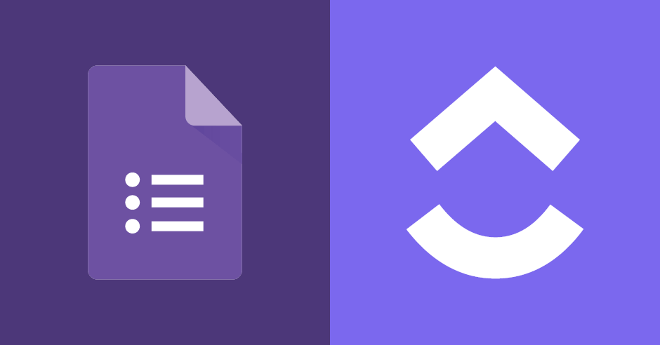 Integre Google Forms + ClickUp agora! - Pluga